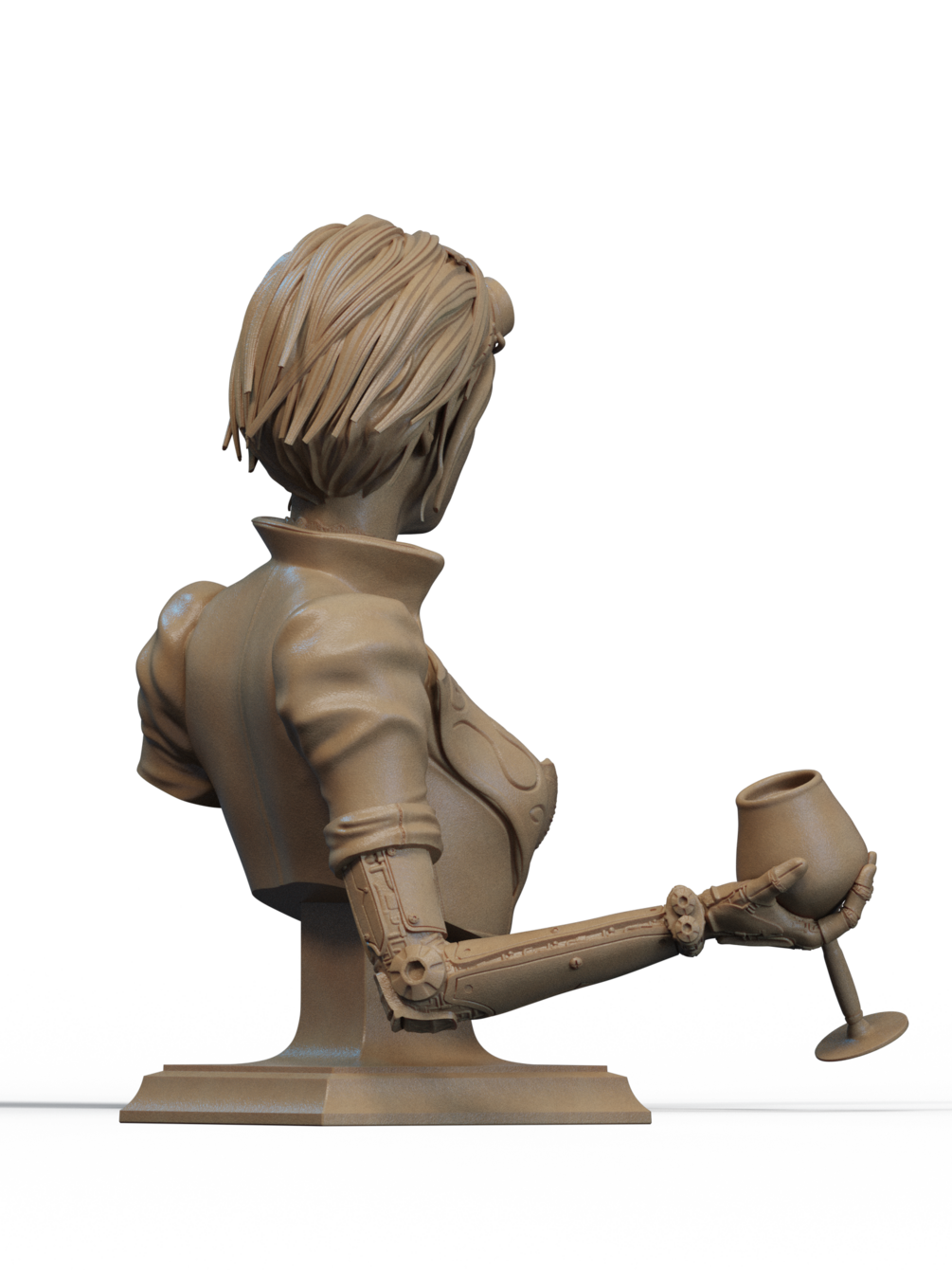 Lady Mechanika Bust 3D Print