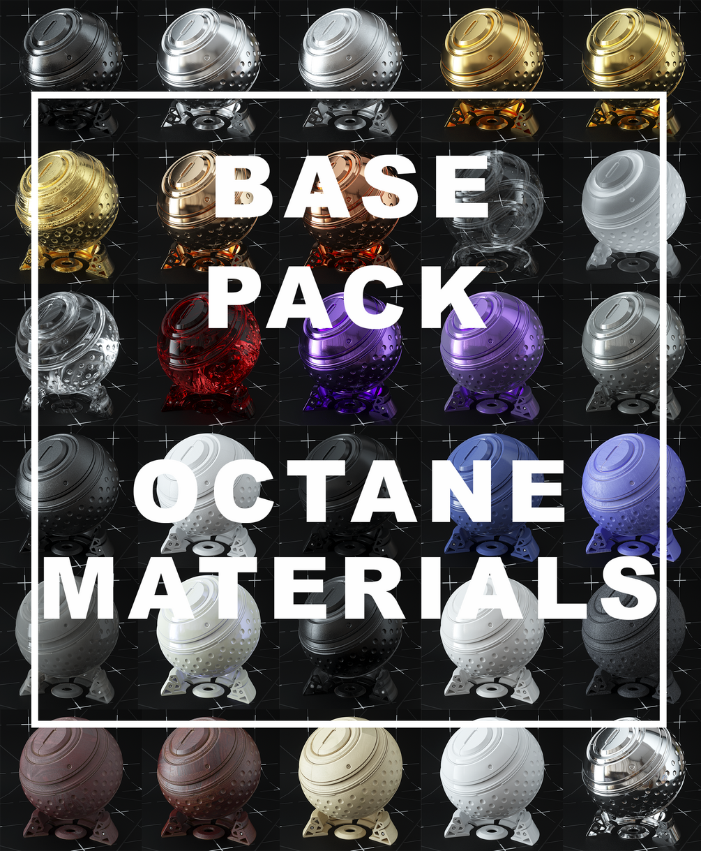 Base Pack Procedural Materials Octane