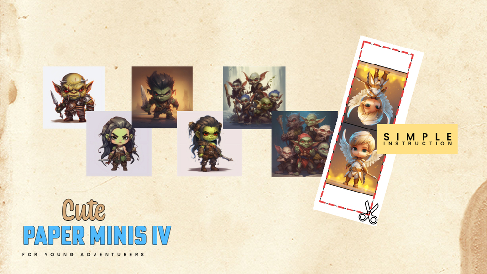 Cute Paper Minis IV - Enemies