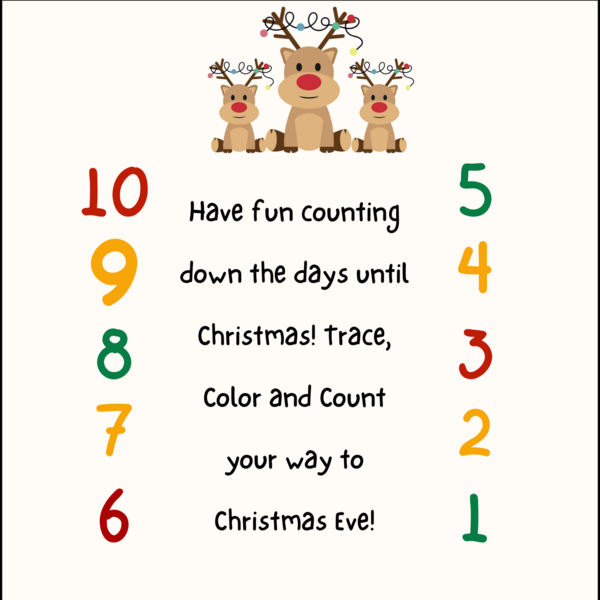 Christmas Activity Bundle for Kids – Coloring Pages, Tracing Fun & 10 ...