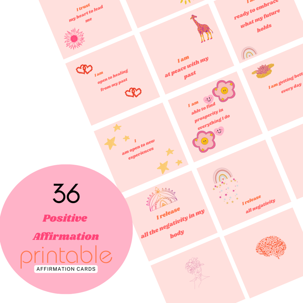 36 daily affirmation cards