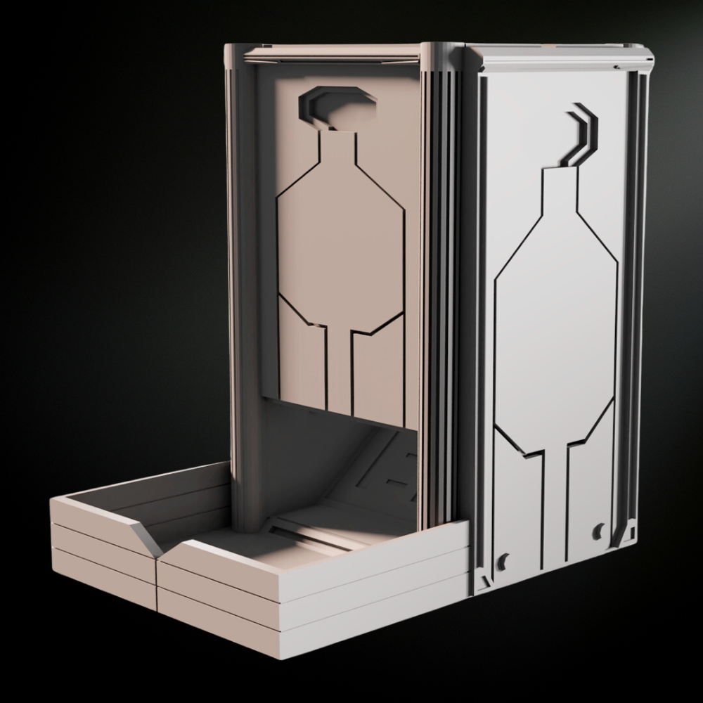 Sci-Fi Dice Tower STL File – Futuristic 3D Printable Dice Tower for ...