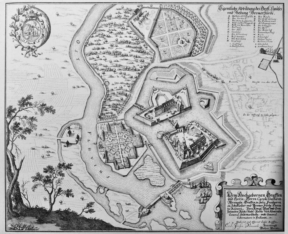 Bremervorde by Matthaus Merian