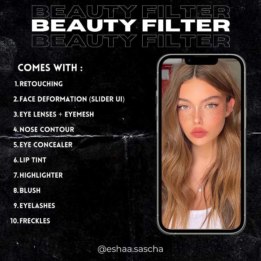Spark AR Instagram Filter - Sascha's Makeup Beauty Filter