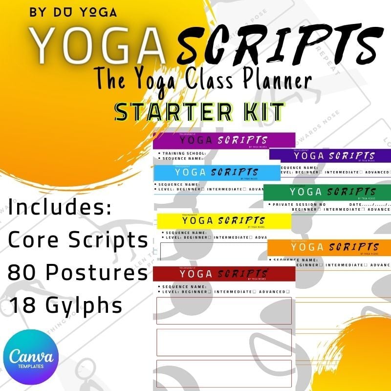 Yoga Scripts Starter Kit | The Yoga Class Planner