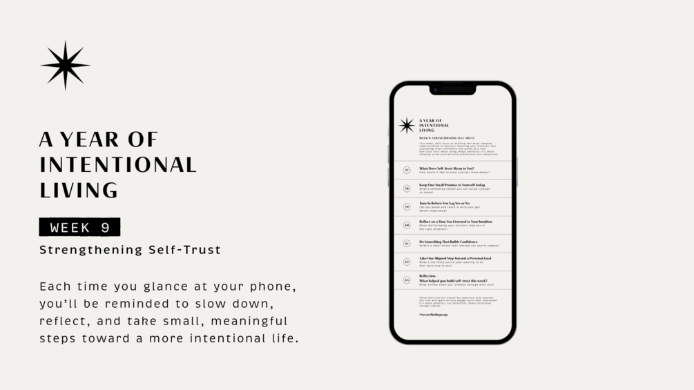 Intentional Living Week 9 Mobile Wallpaper