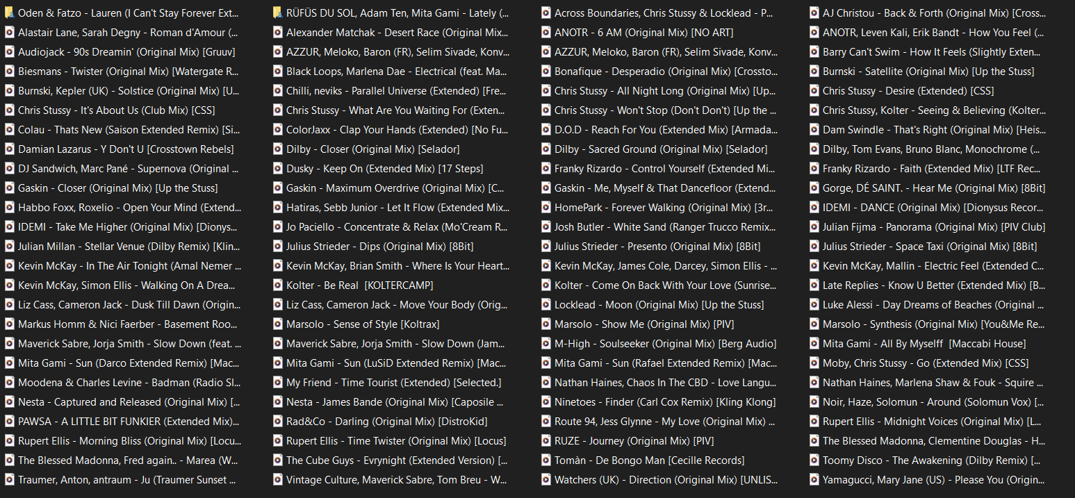 BEATPORT DEEP HOUSE TOP 100 (February 2025)