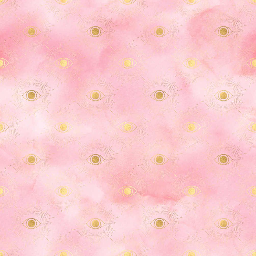 Blush and Navy Celestial Watercolor