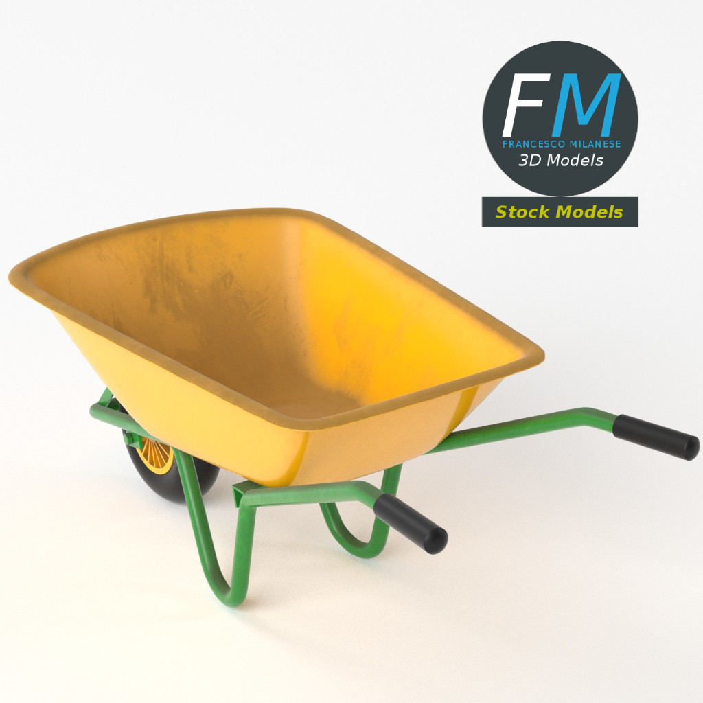 3D MODEL - Wheelbarrow