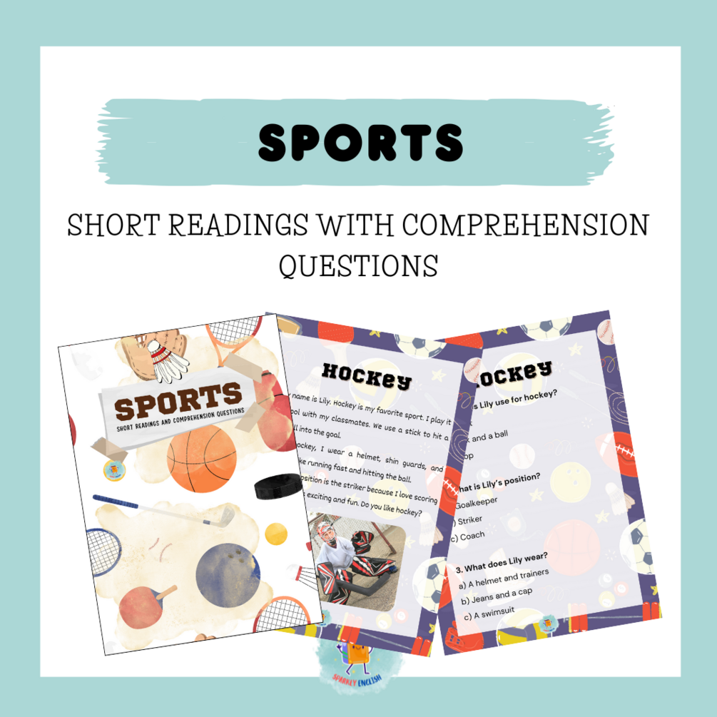 Sports: Short readings with comprehension questions