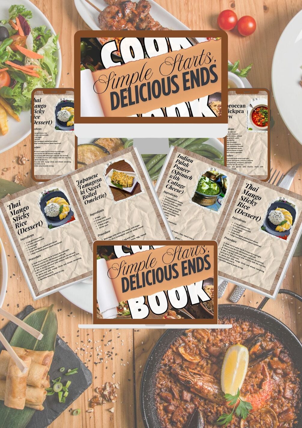 Simple Starts, Delicious Ends(Cook Book)