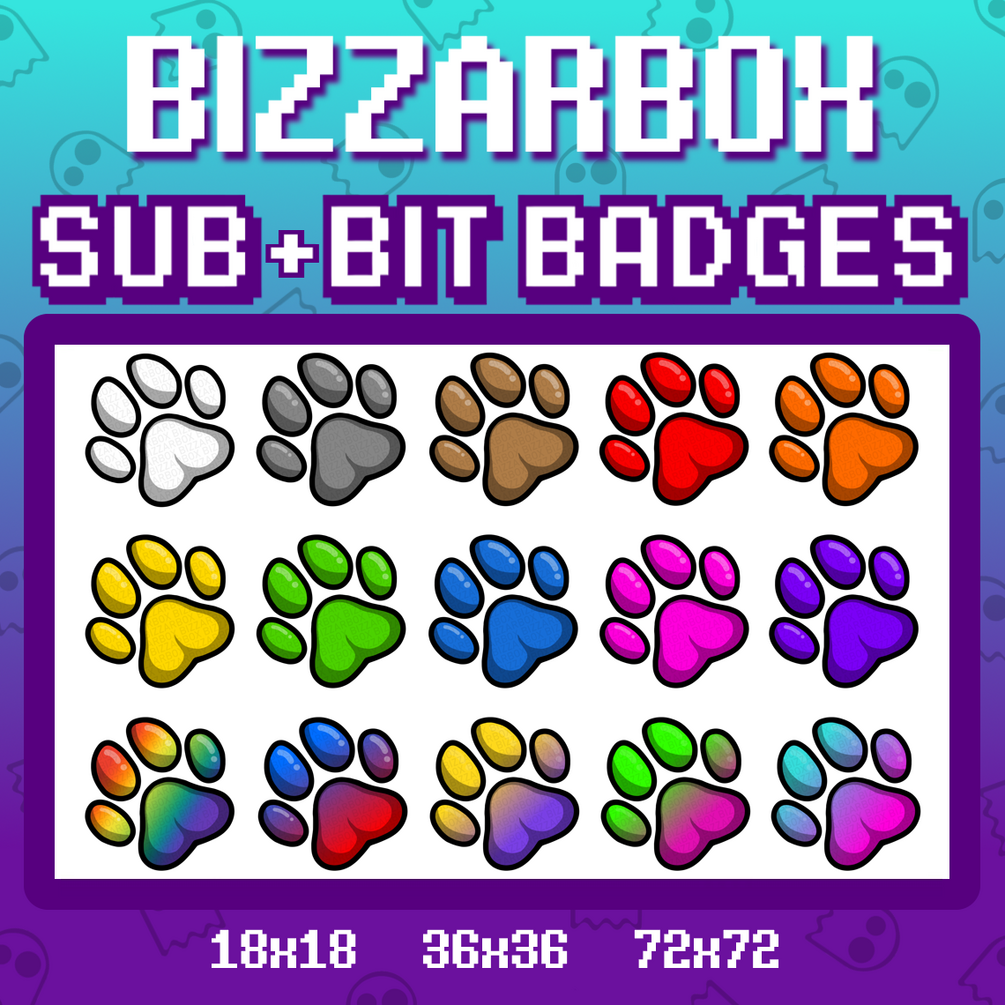 Sub Badges: Paws