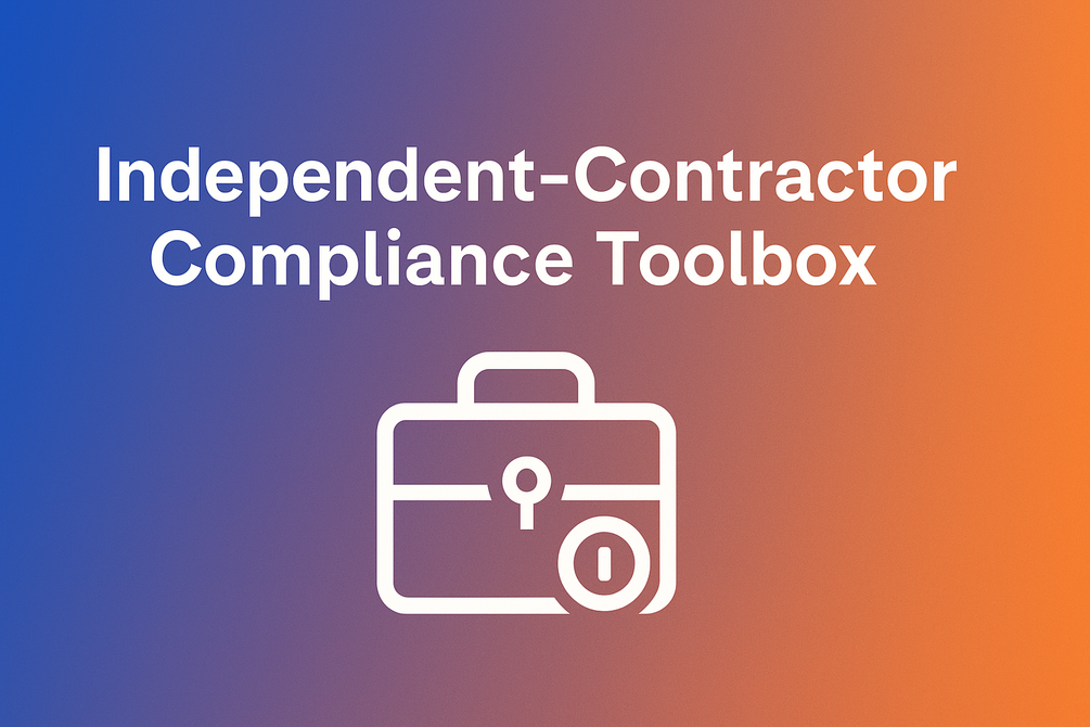Independent Contractor Compliance Toolbox