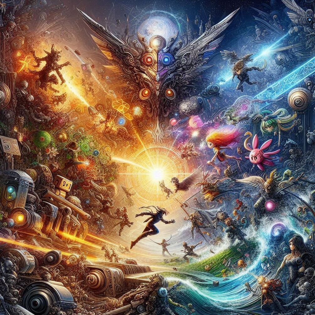 Dive into the World of Abstract Expression Images for Video Games! 🎮 # ...