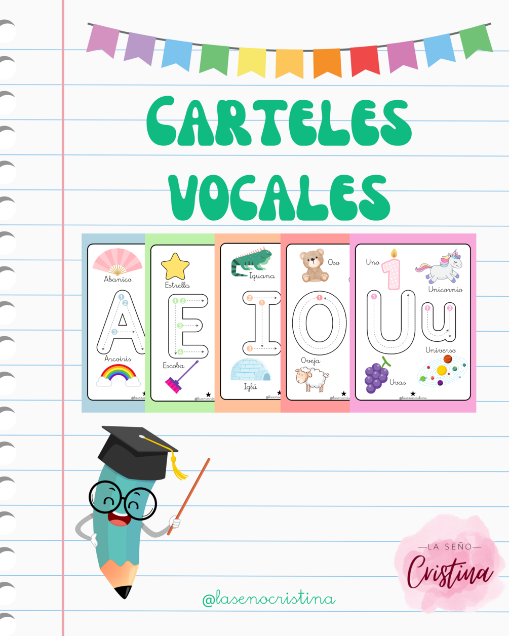 Carteles Las Vocales