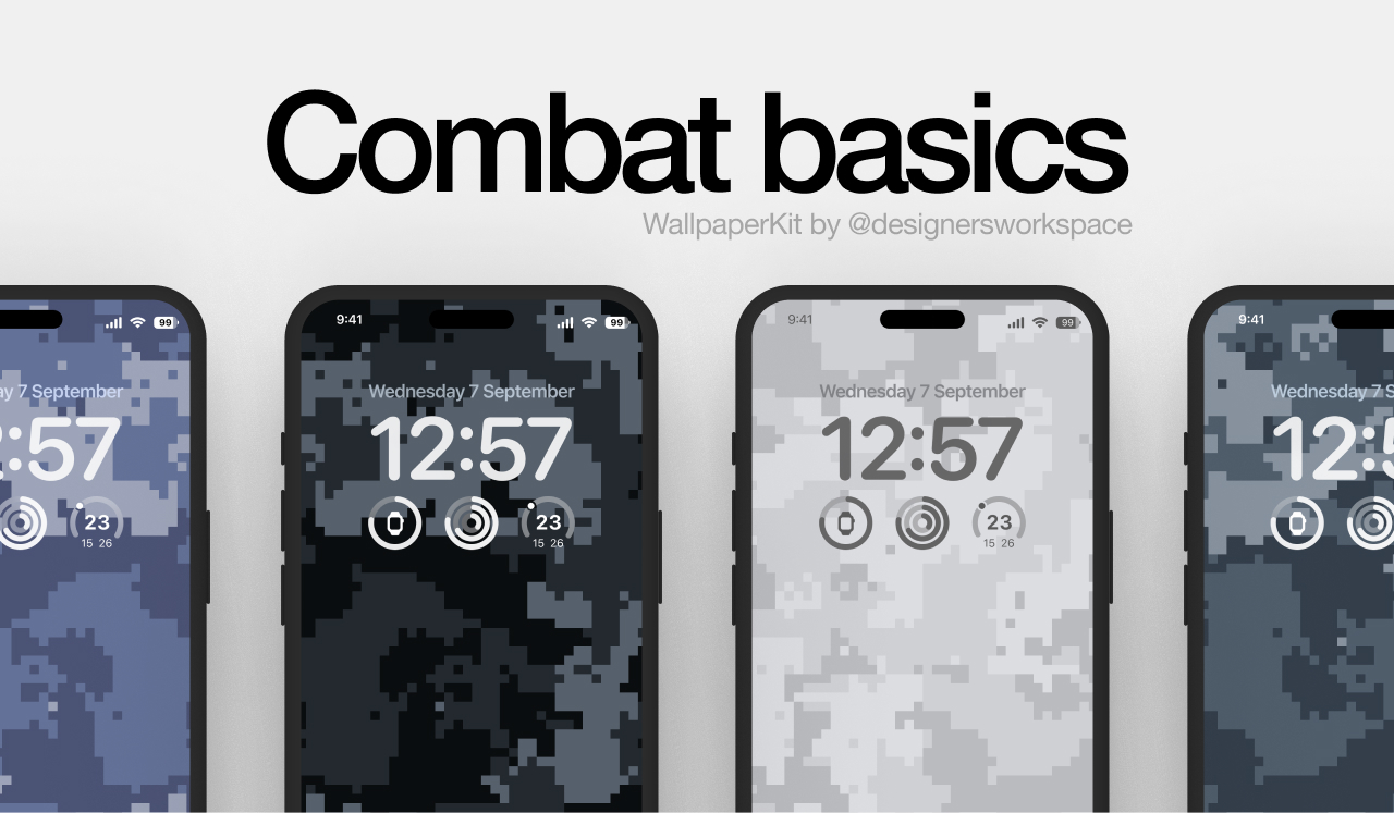 New Release: 40% Off on the new Combat basics WallpaperKit using code ...