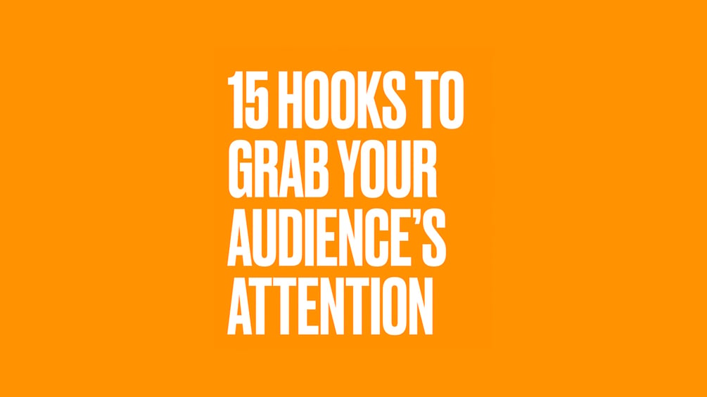 15 HOOKS TO GRAB ATTENTION