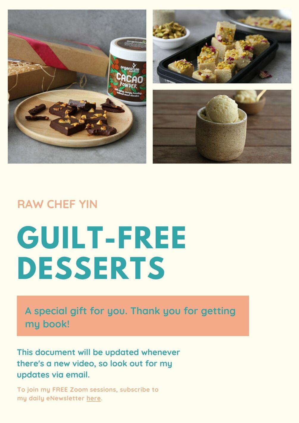 Guilt-Free Desserts Bonus Videos