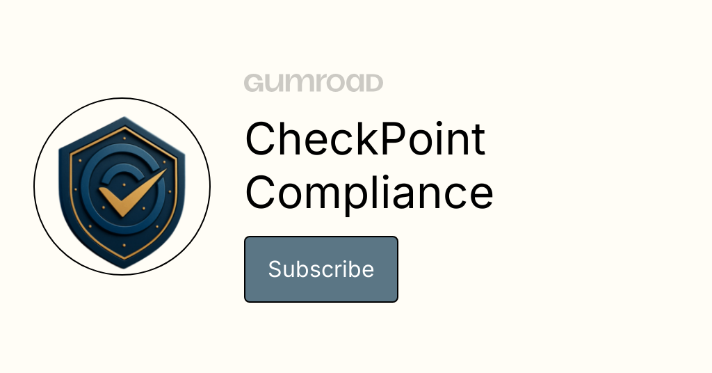 CheckPoint Compliance