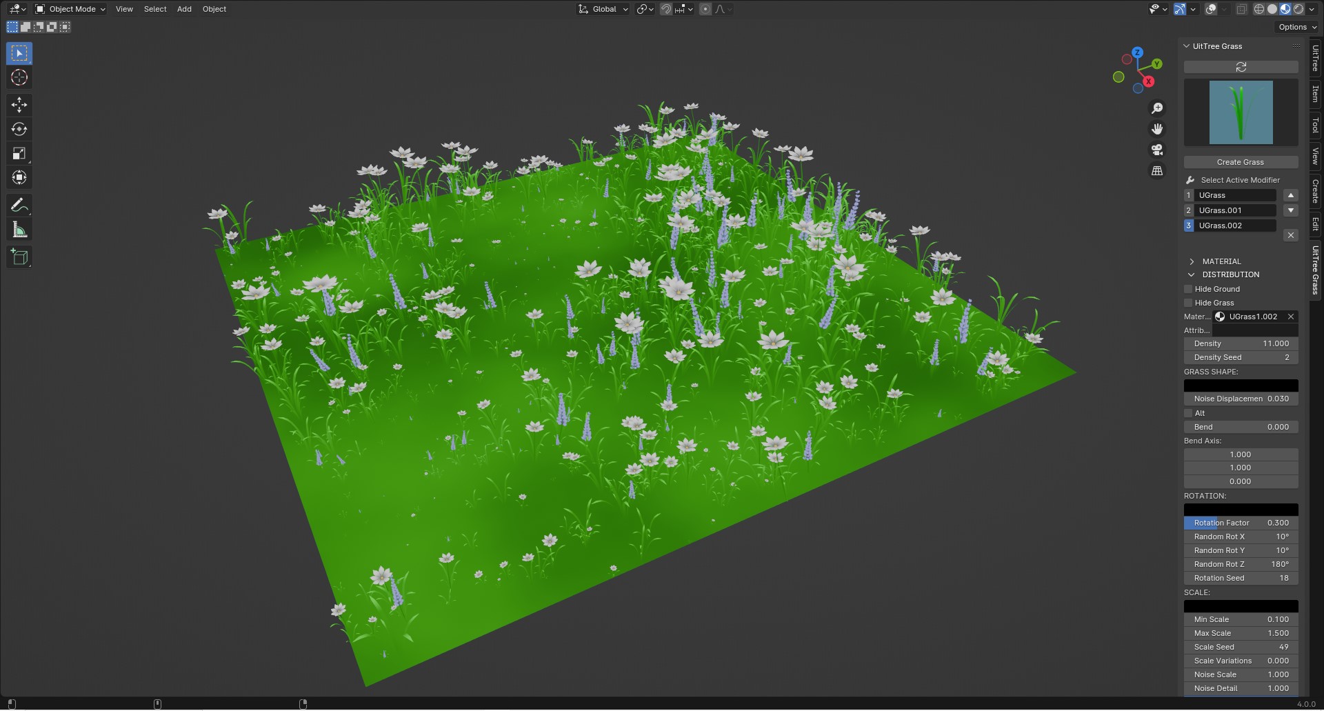 Stylized Grass | UitTree
