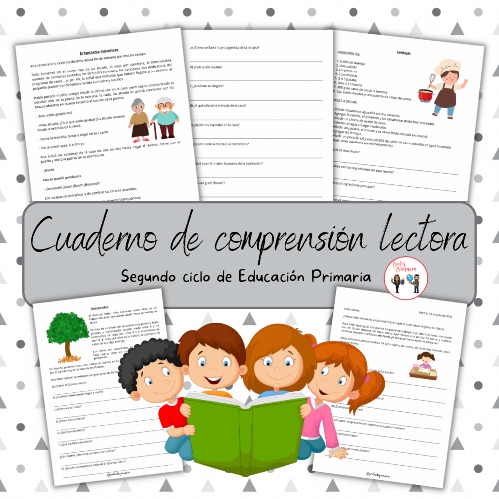 Cuaderno de comprensión lectora - 2º ciclo de EP
