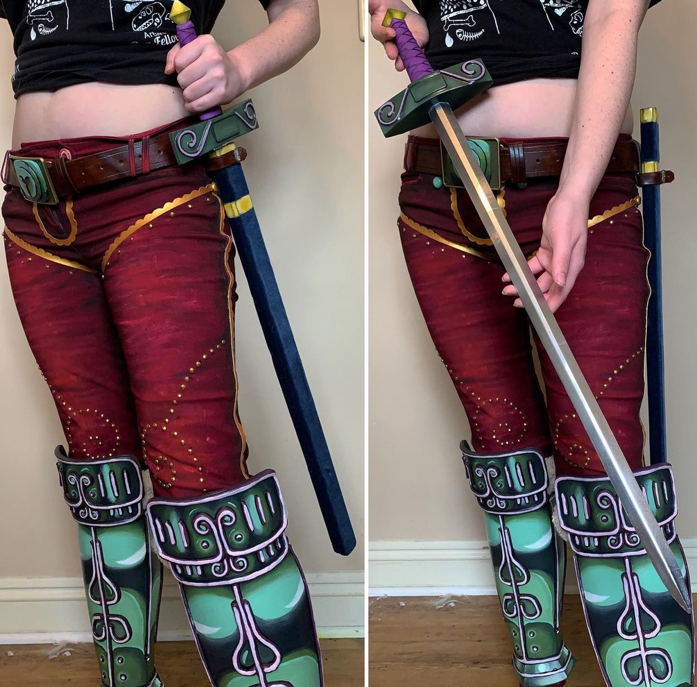 Legend of Zelda - Ashei Cosplay Sword and Sheath STL
