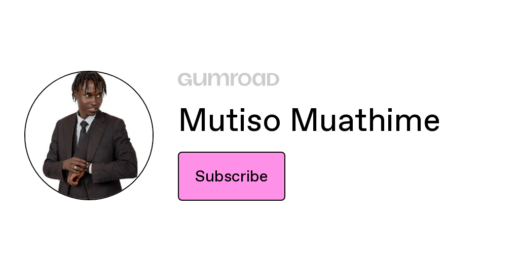 Mutiso Muathime