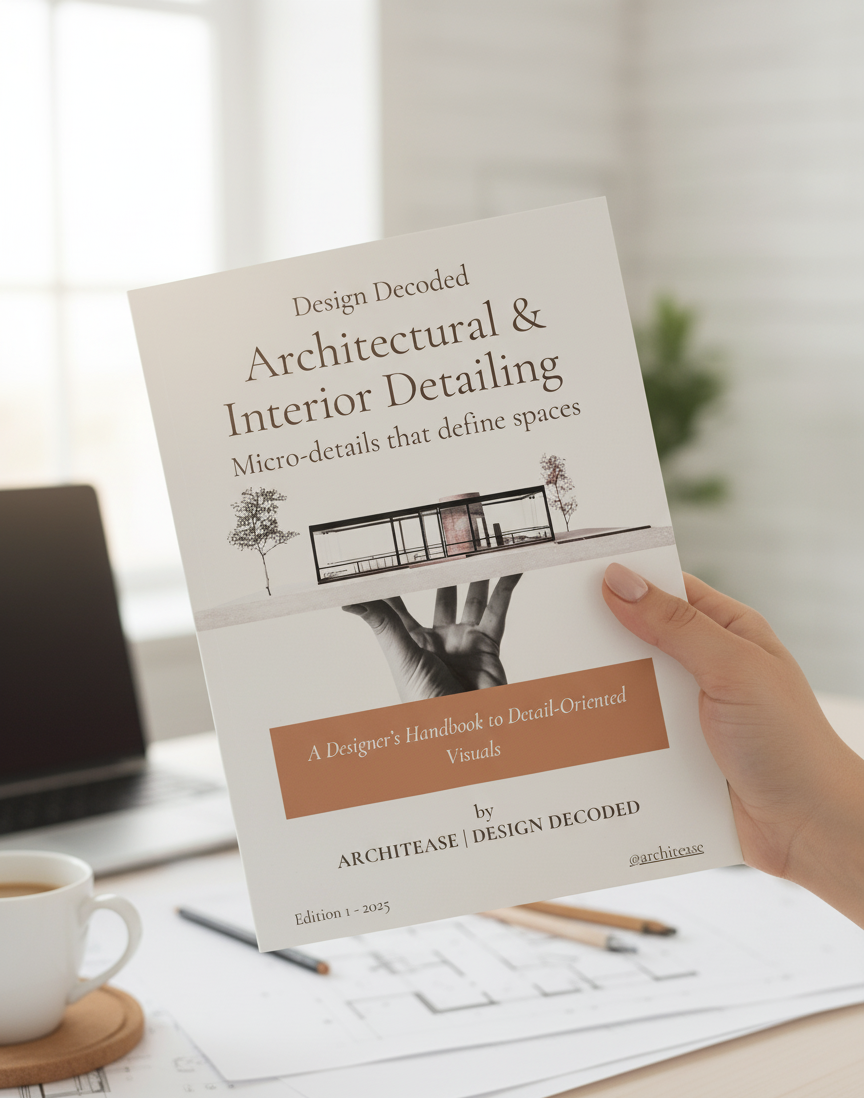 The Architecture & Interior Detailing Visual Handbook (Free Pack Included)