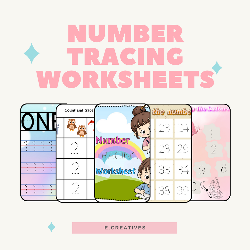 Number Tracing Worksheets