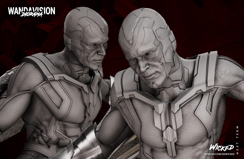 Wicked Vision Sculpture: Tested and ready for 3d printing