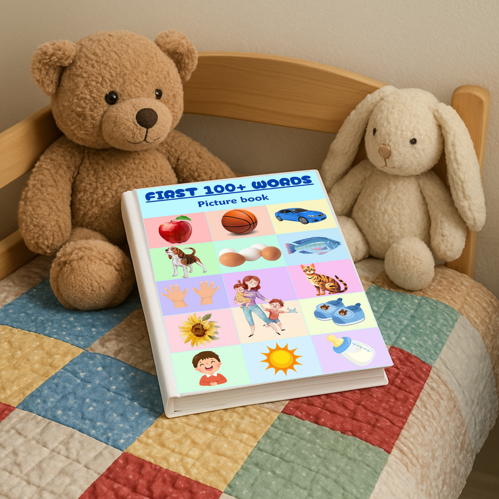 First 100 Words Picture Book for Baby and Toddlers | Pastel Early ...