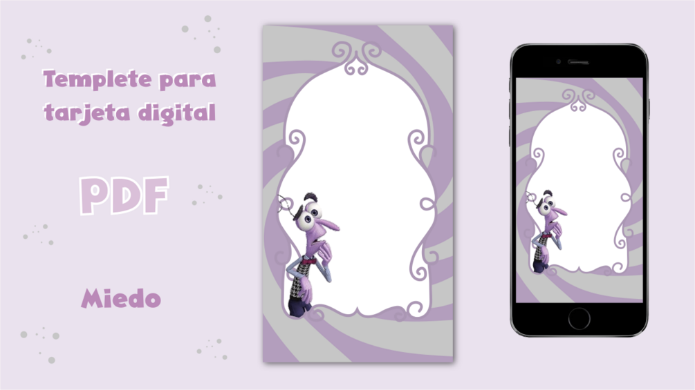 Miedo, Intensamente. Tarjeta digital