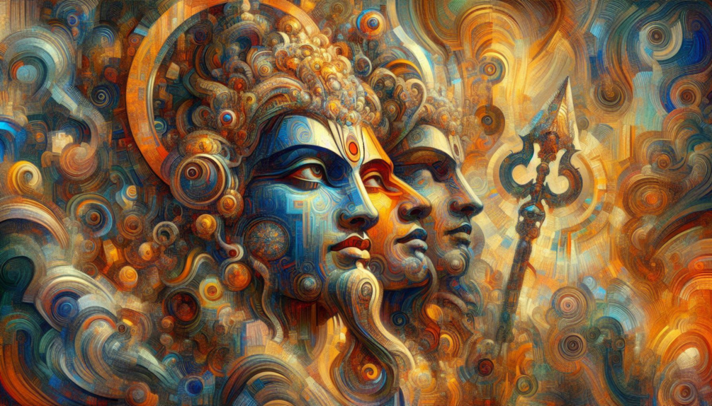 : 🌟 Dive Into the Divine: Abstract Expression of Gods 🌌🔮#AbstractArt# ...