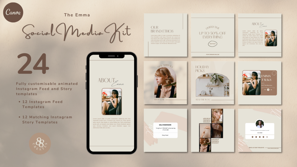 The EMMA Social Media Kit Templates