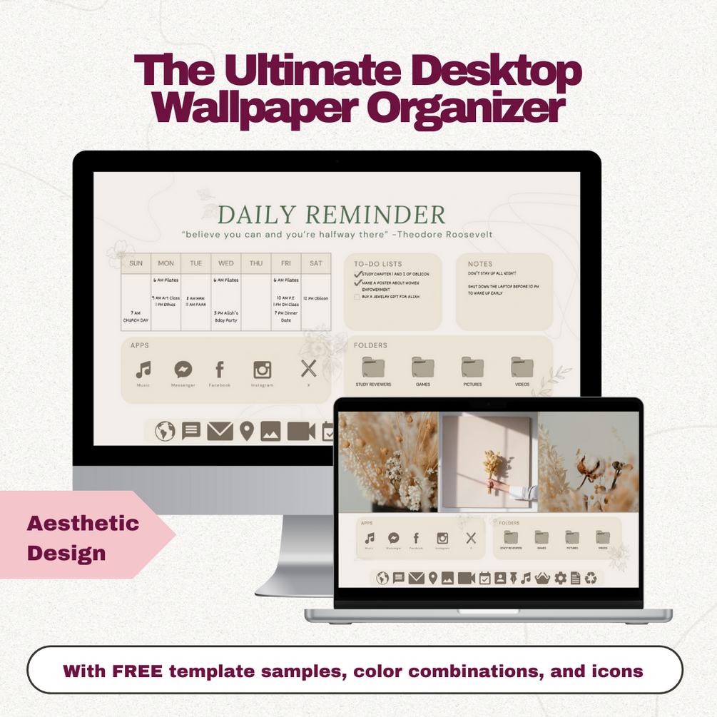 The Ultimate Desktop Wallpaper Organizer | For Laptop and Monitor | iOS ...