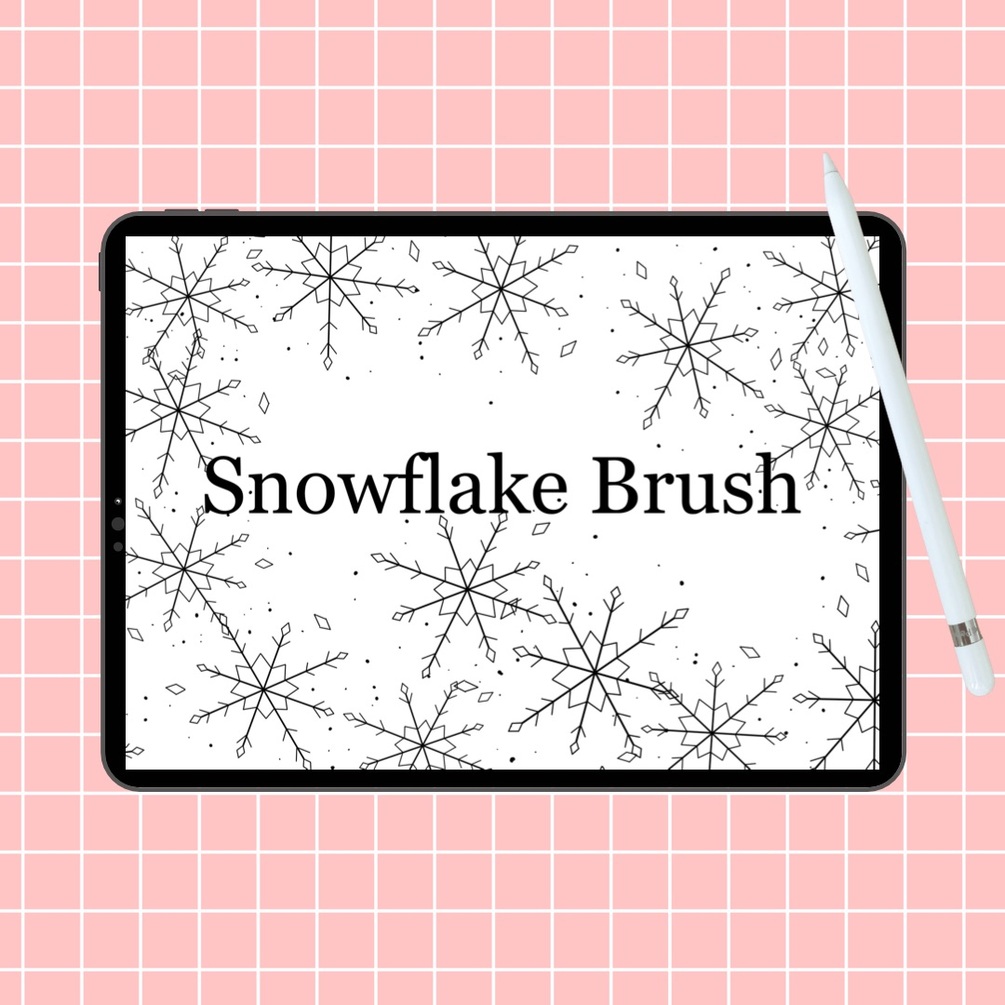 Snowflake Procreate Brush