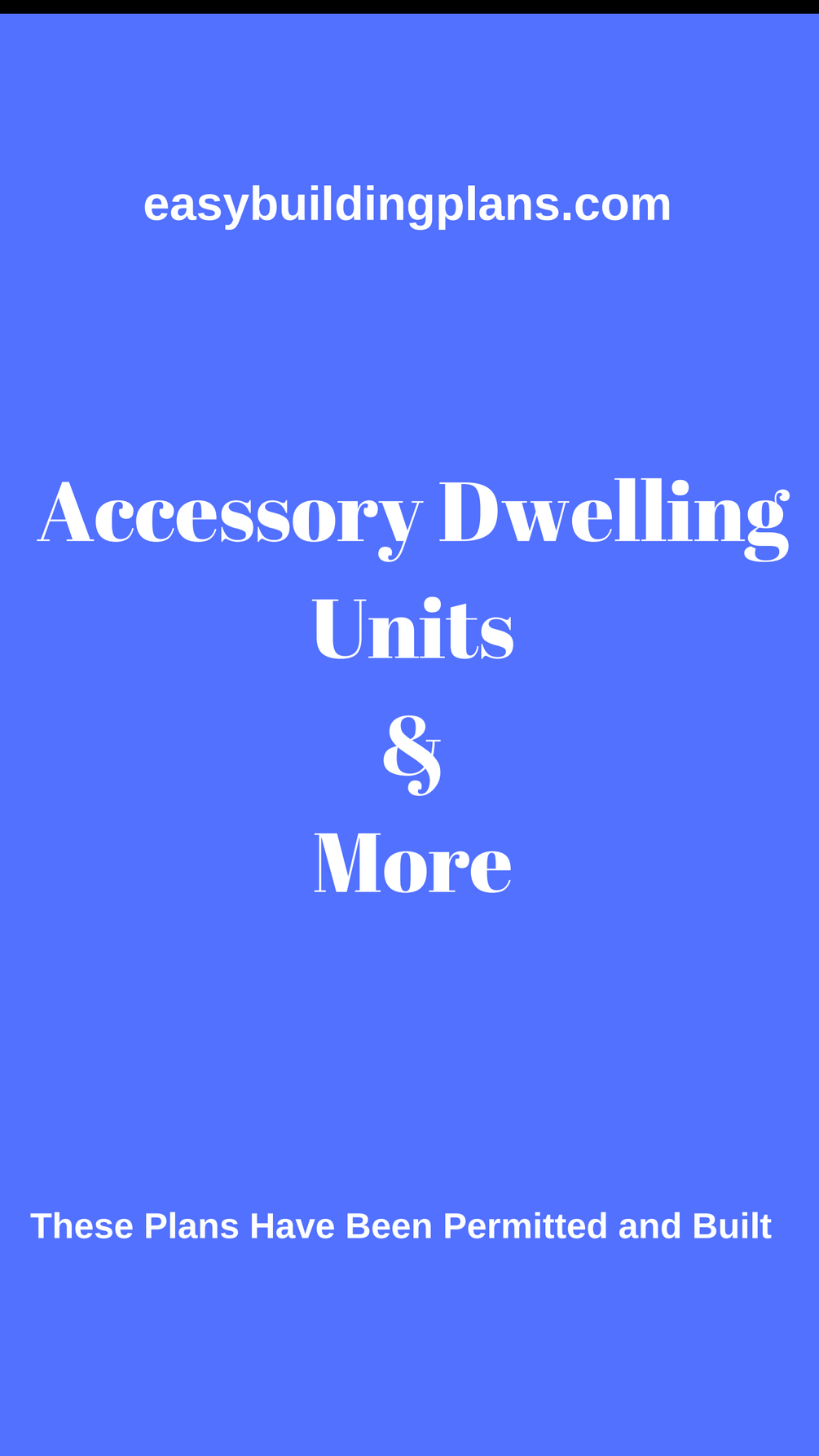 Accessory Dwelling Units