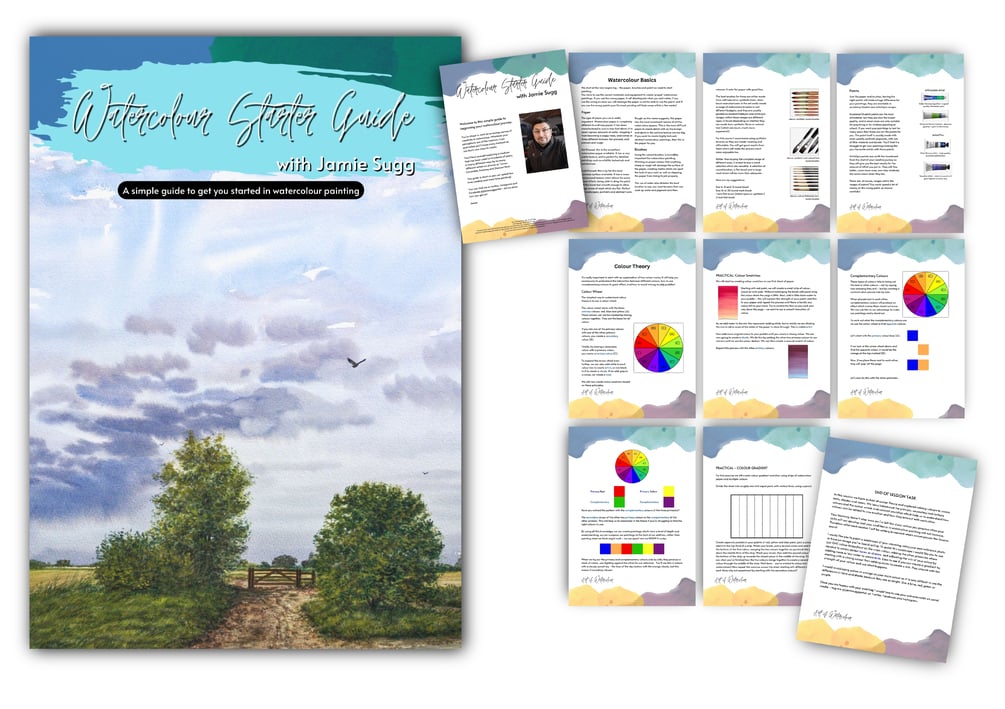 Watercolour Starter Guide PDF - Jamie Sugg Artist