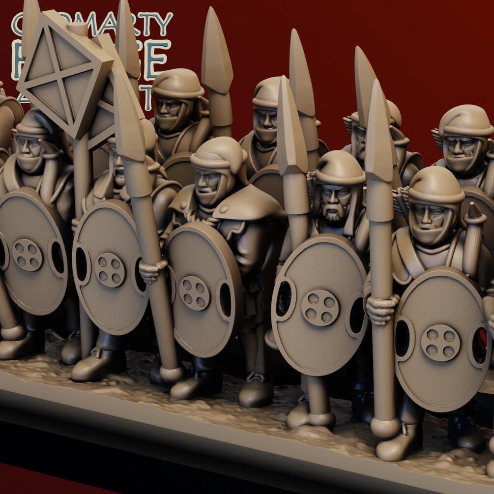 10mm Achaemenid Persians : Immortals - Figure 8 Shields