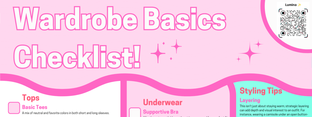 Wardrobe Basics Checklist