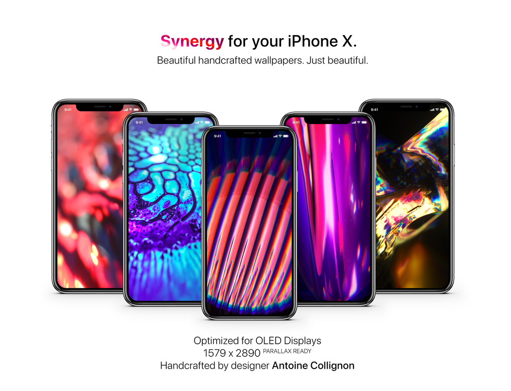 Synergy wallpapers for iPhone X