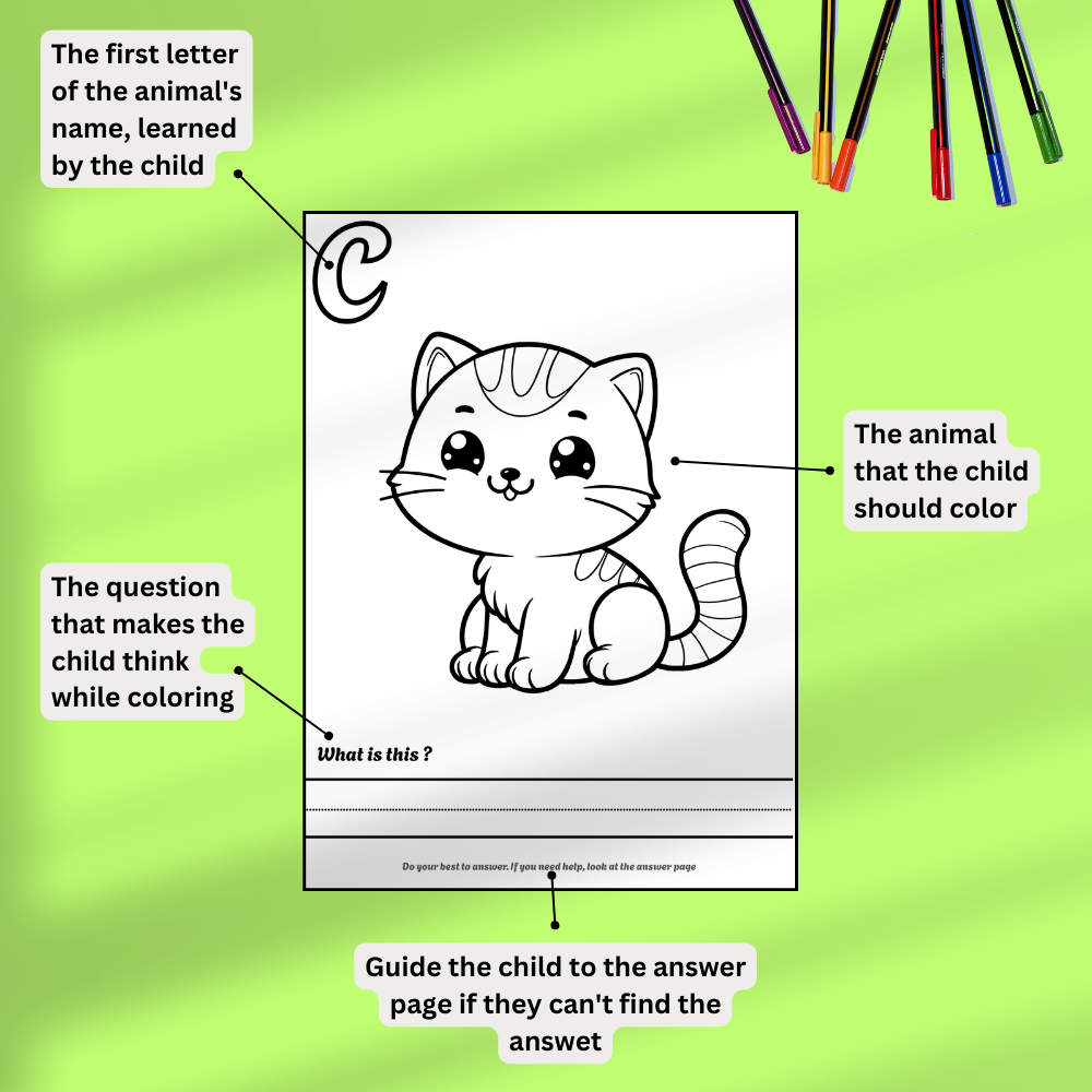 ABC Animal Coloring Book – Fun Alphabet Learning for Kids