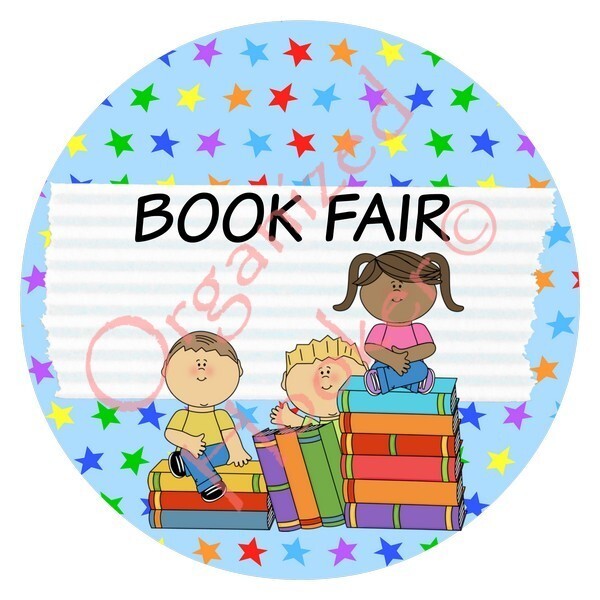 BOOK FAIR Printable Planner Stickers — Digital Download