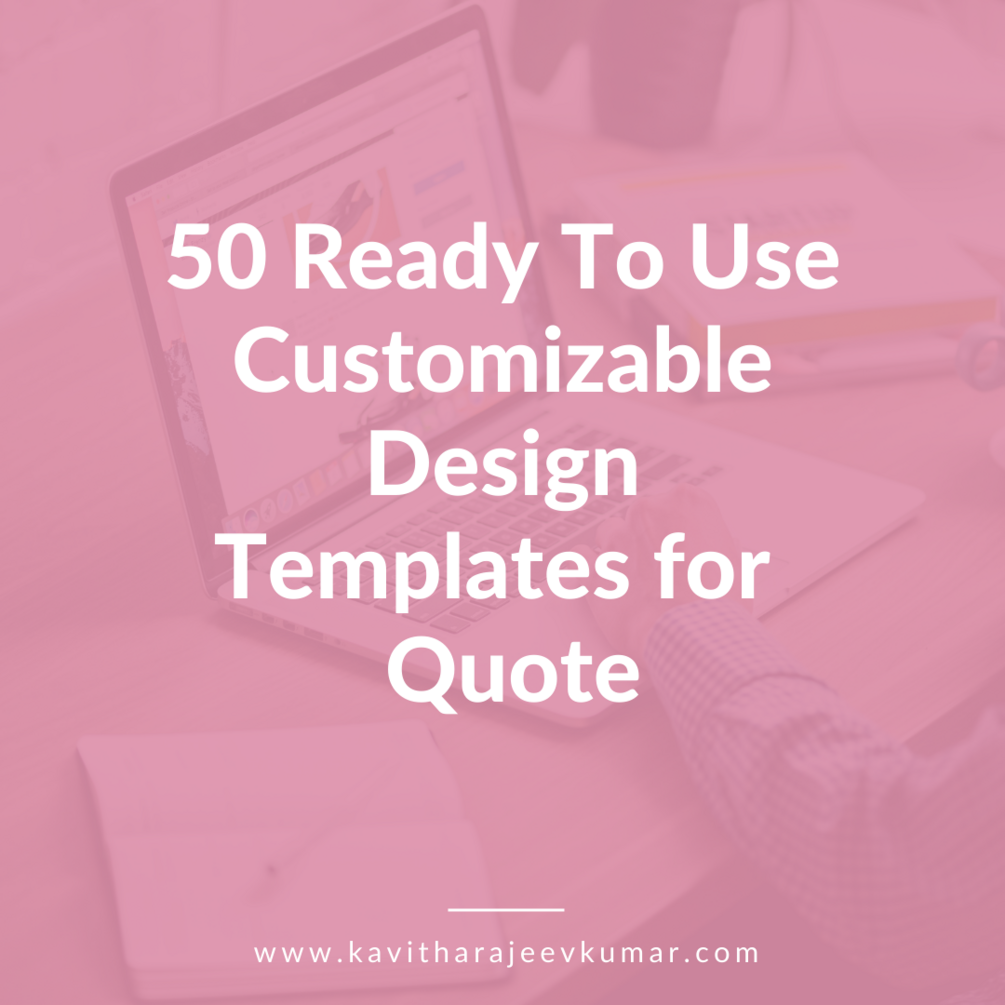 50 Ready To Use Quote Templates For Social Media