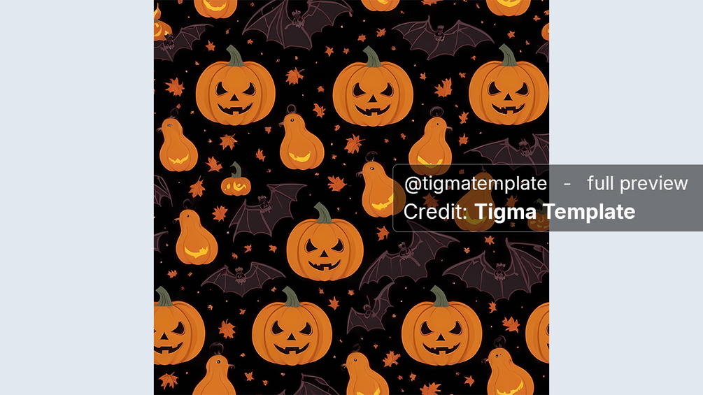 Free Spooky and Fun Halloween Pattern for Digital Projects