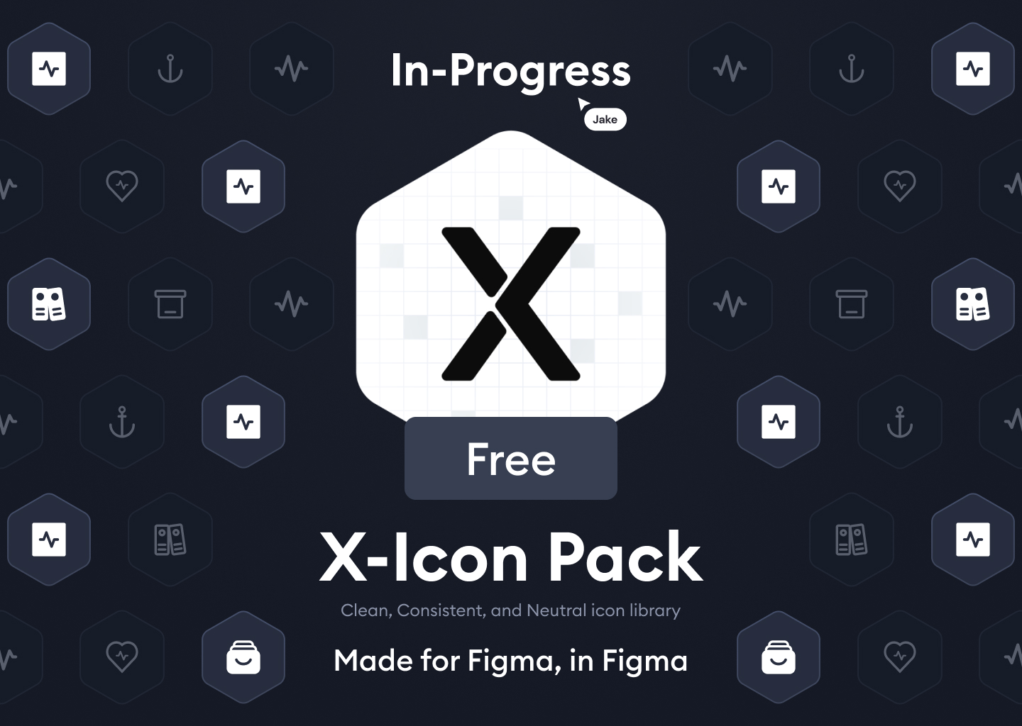 Free Version of "X-Icon Pack" (Figma) - Ashar Iqbal