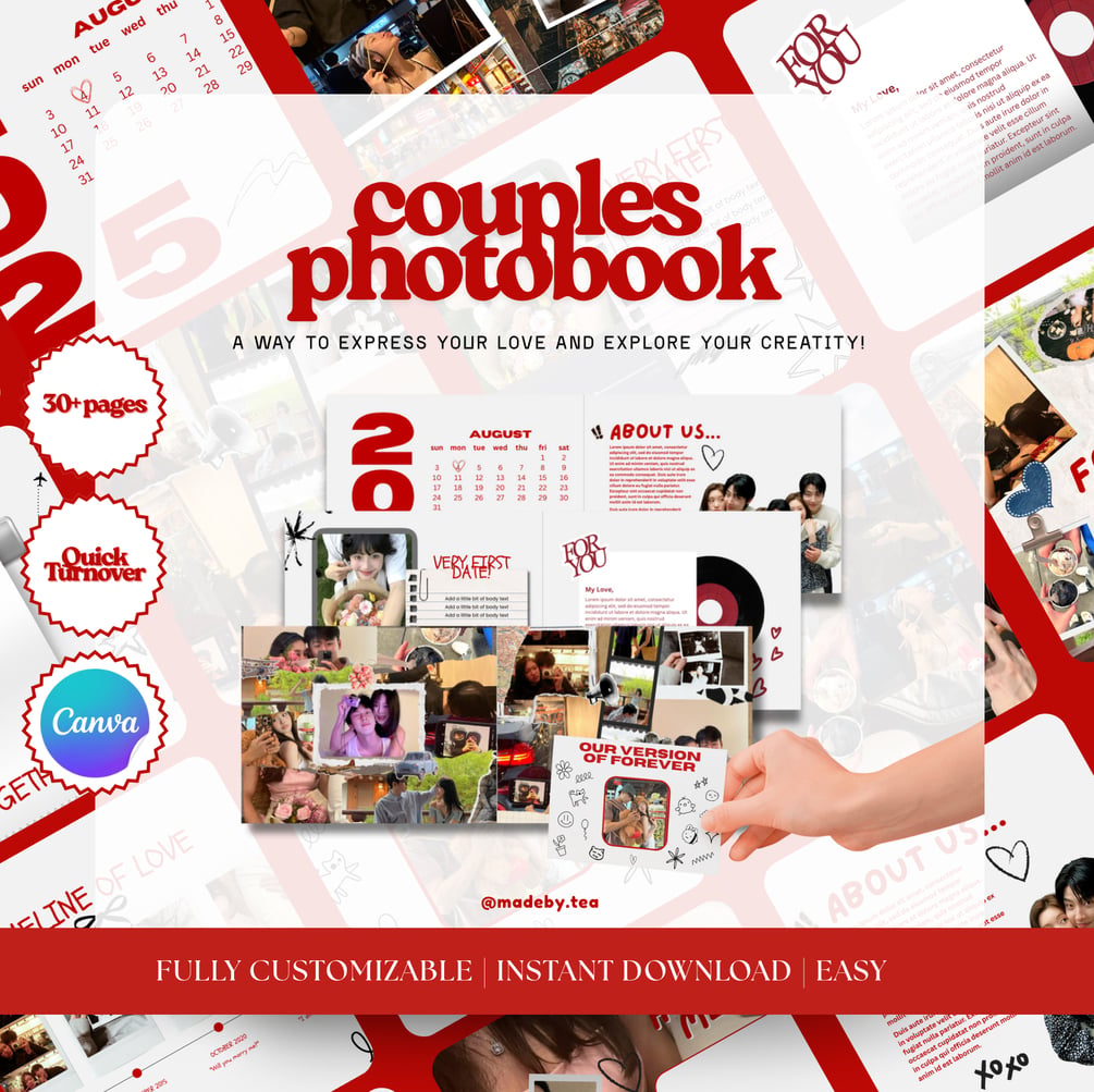 Photobook Template for Couples