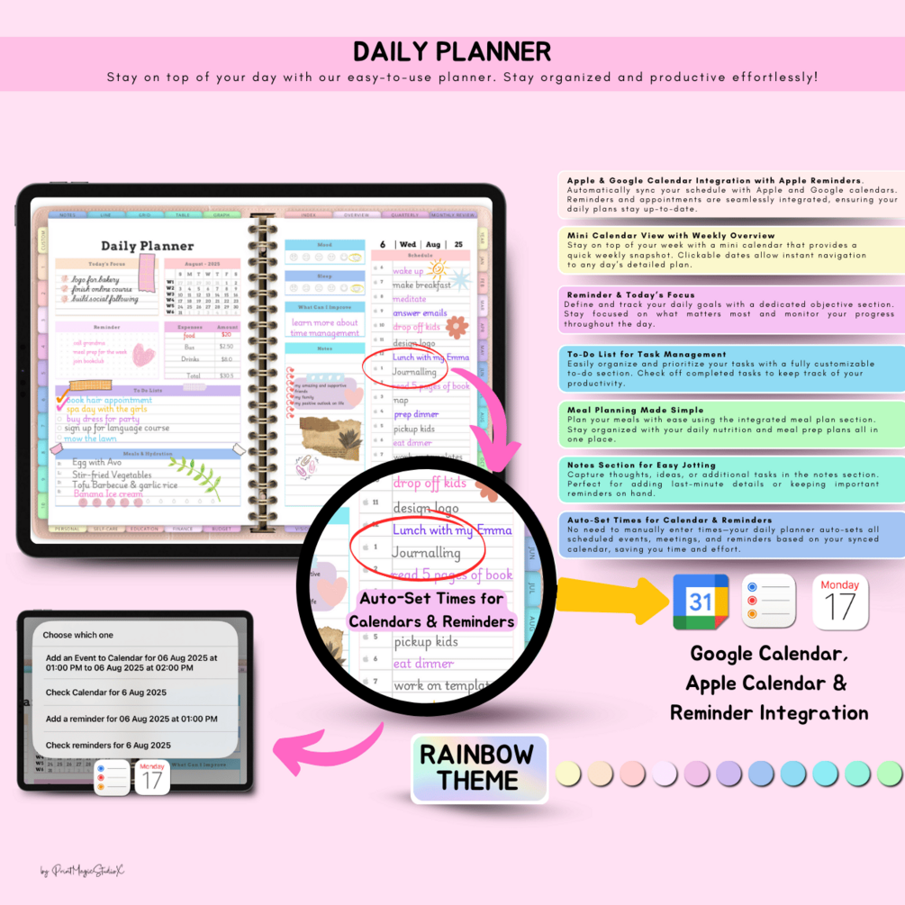 Schedule Master Planner – All-in-One Digital Planner (2026-2028)