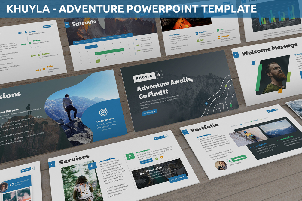 Khuyla - Free Adventure Powerpoint Template