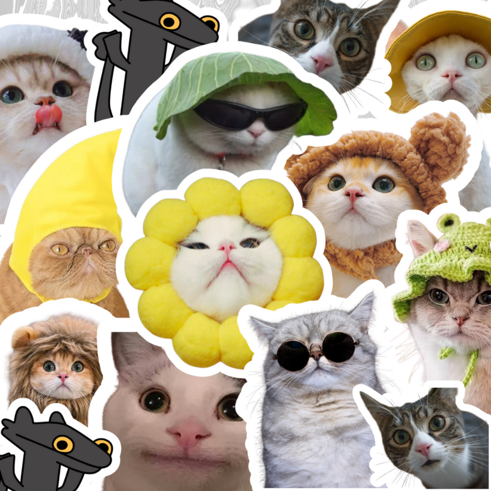 Purr-fect Cat Sticker Bundle